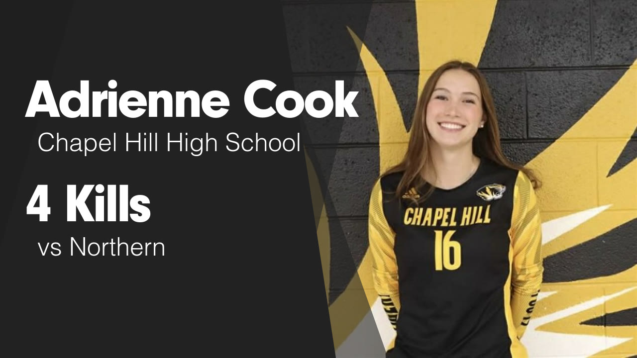 4 Kills vs Northern - Adrienne Cook highlights - Hudl