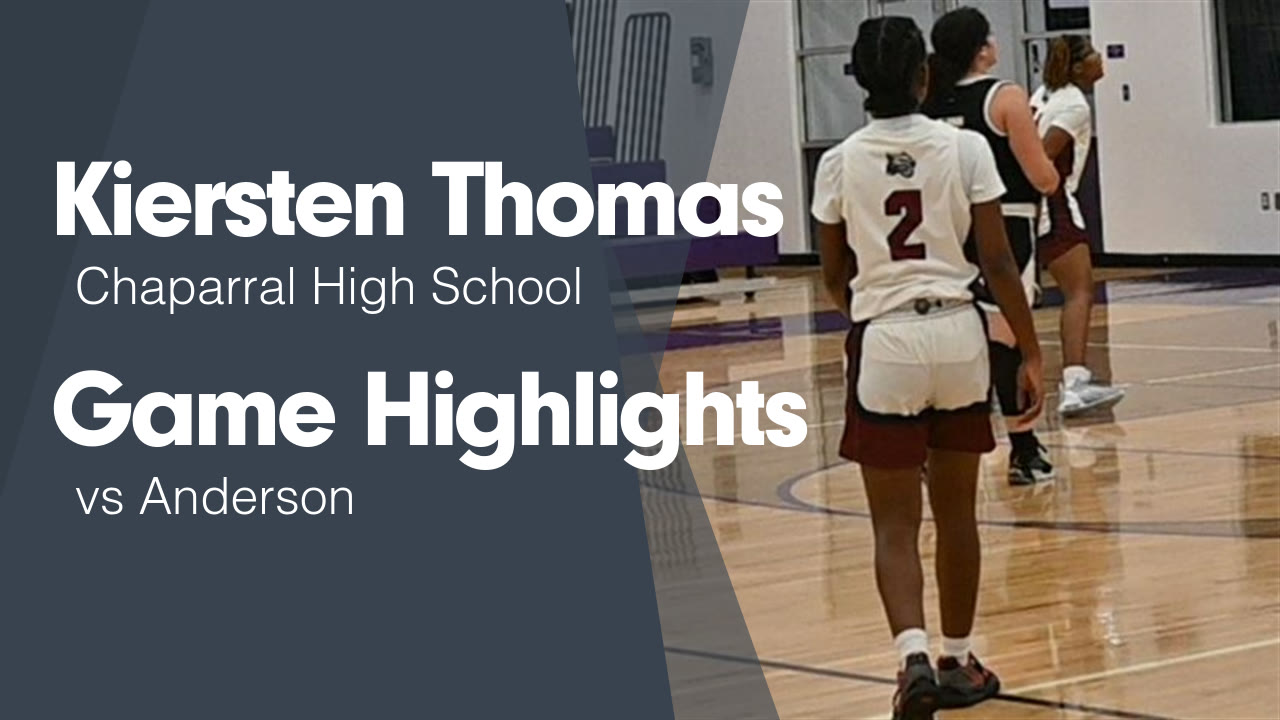 Game Highlights vs Anderson - Kiersten Thomas highlights - Hudl