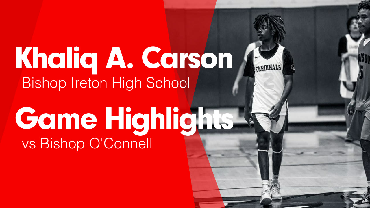 Game Highlights vs Bishop O'Connell - Khaliq A. Carson highlights - Hudl