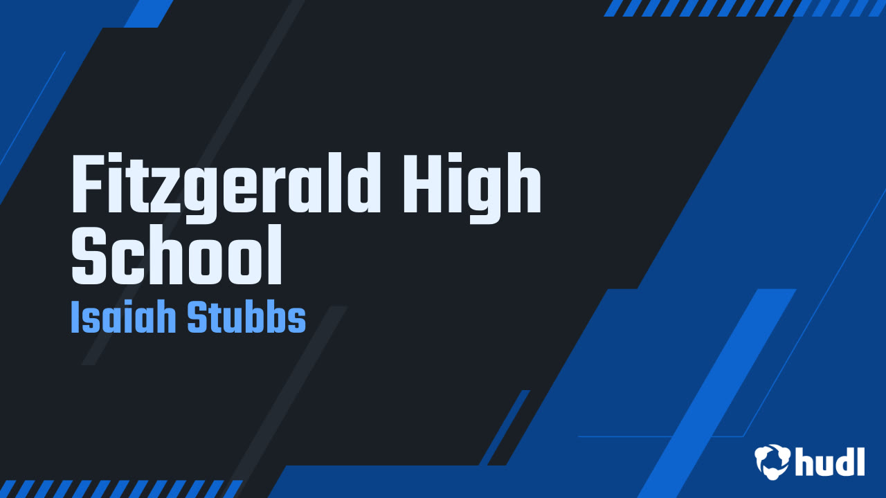 Fitzgerald High School - Isaiah Stubbs highlights - Hudl