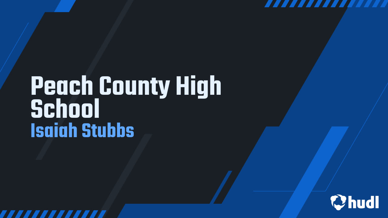 Peach County High School - Isaiah Stubbs highlights - Hudl
