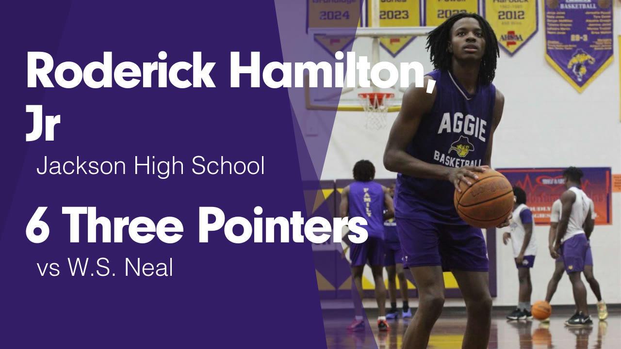 6 Three Pointers vs W.S. Neal - Roderick Hamilton, Jr highlights - Hudl