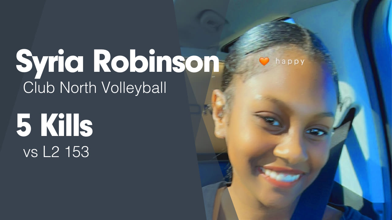 5 Kills vs L2 153 - Syria Robinson highlights - Hudl