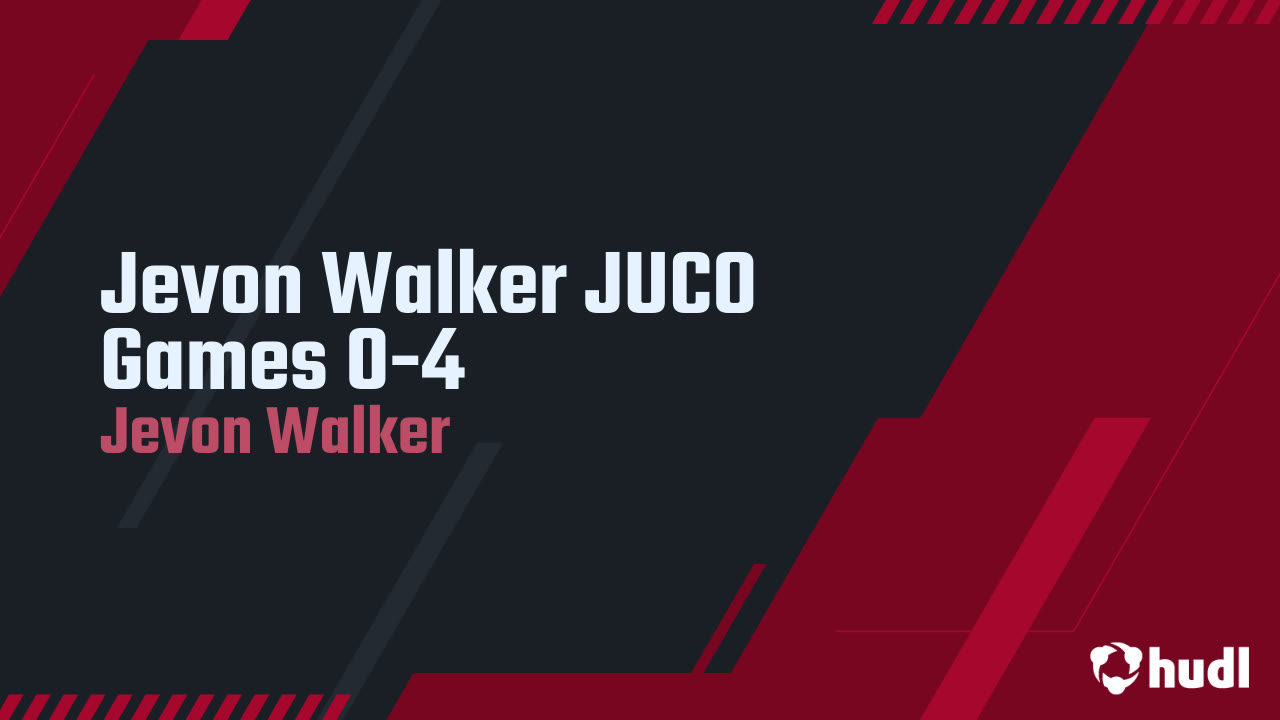 Jevon Walker JUCO Games 0-4 - Jevon Walker highlights - Hudl
