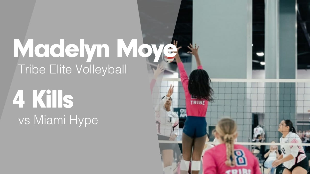 4 Kills vs Miami Hype - Madelyn Moye highlights - Hudl