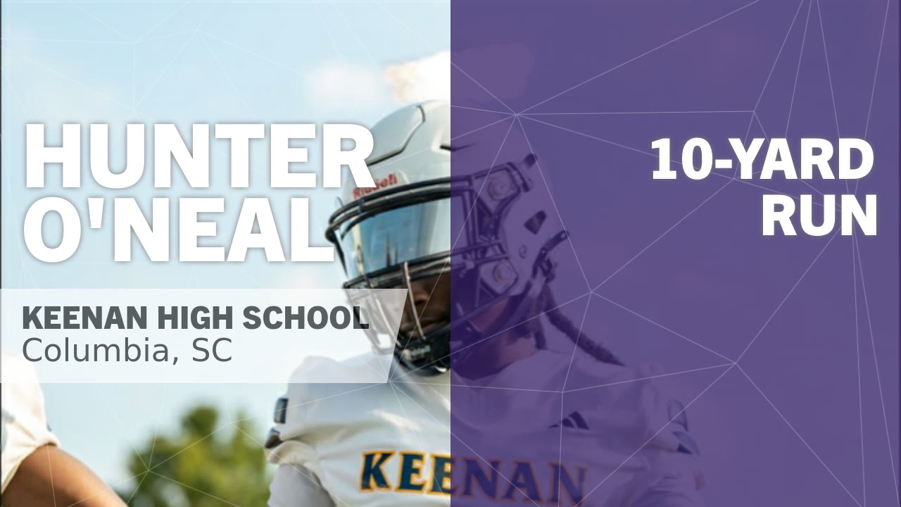 10-yard Run vs Orangeburg-Wilkinson - Hunter O'Neal highlights - Hudl