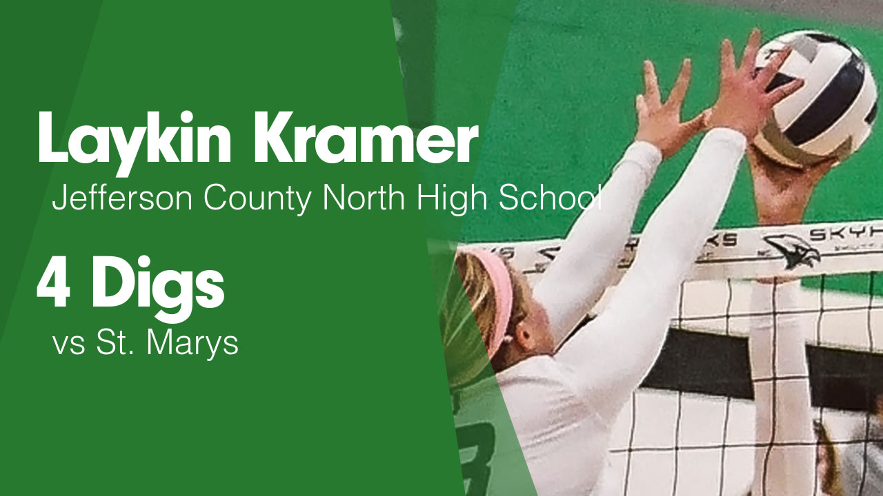 4 Digs vs St. Marys - Laykin Kramer highlights - Hudl