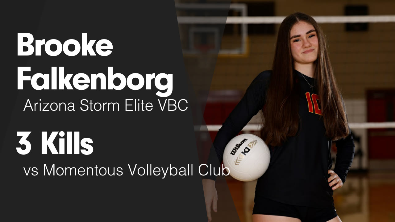 3 Kills vs Momentous Volleyball Club - Brooke Falkenborg highlights - Hudl