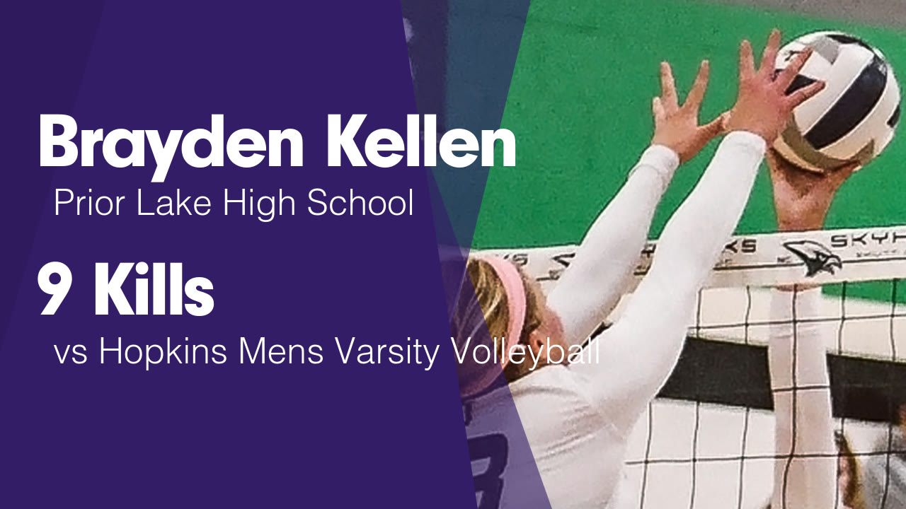 9 Kills vs Hopkins Mens Varsity Volleyball - Brayden Kellen highlights ...