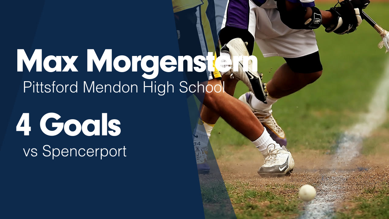 4 Goals vs Spencerport - Max Morgenstern highlights - Hudl