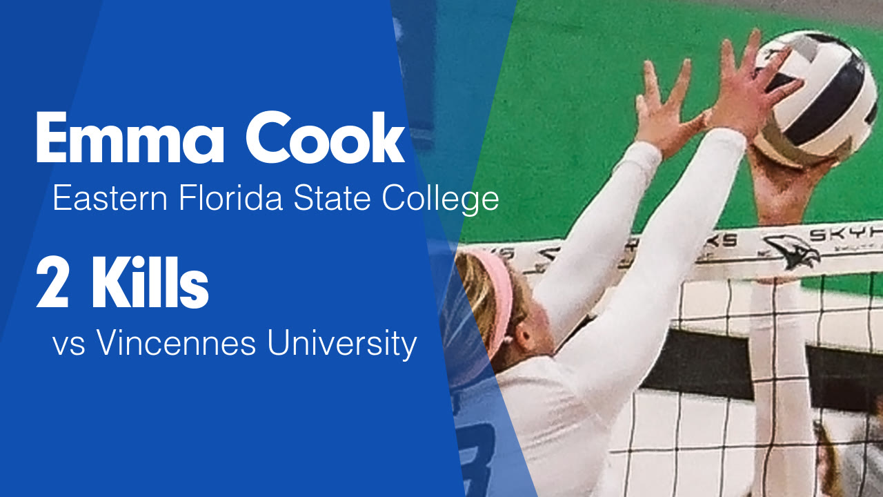 2 Kills vs Vincennes University - Emma Cook highlights - Hudl