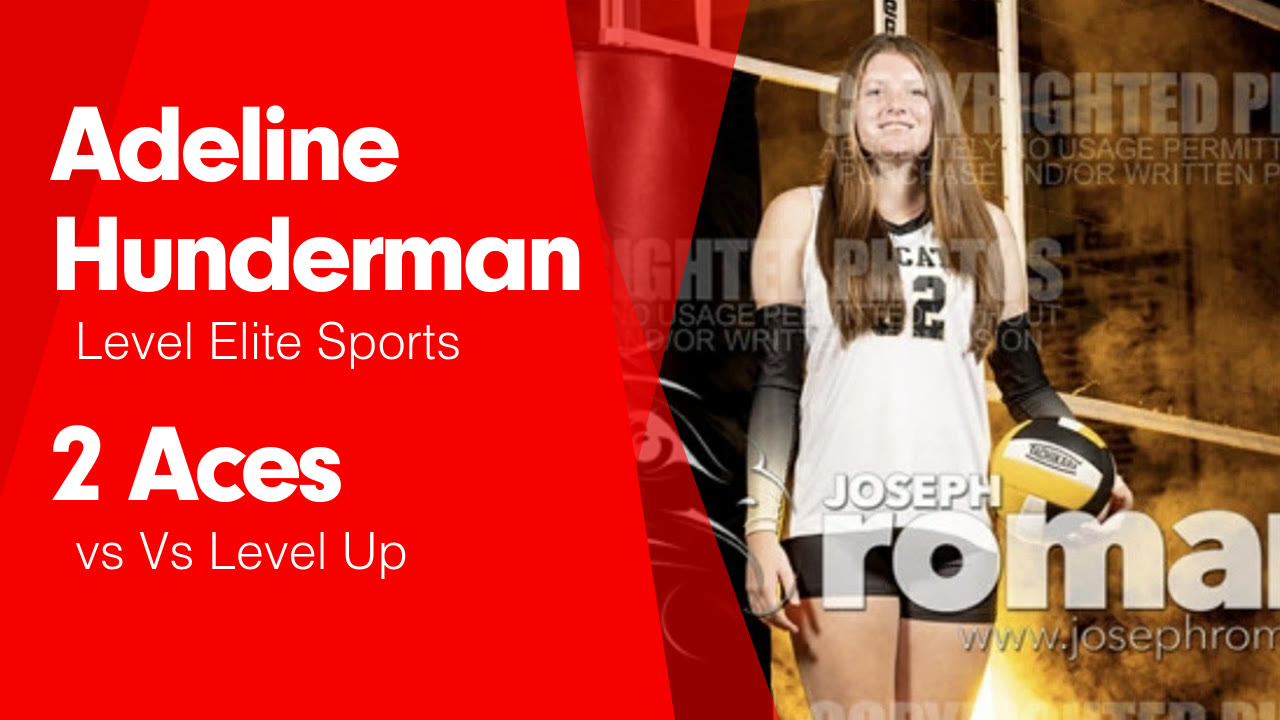 2 Aces vs Vs Level Up - Adeline Hunderman highlights - Hudl