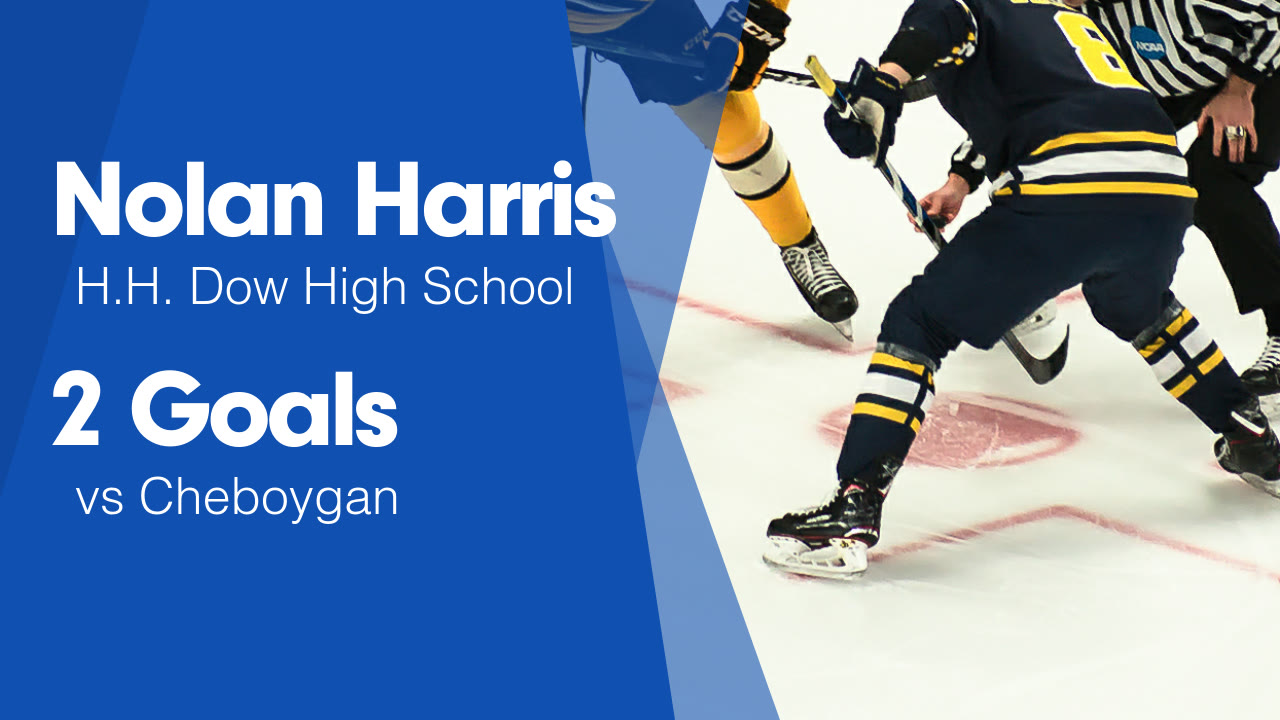 2 Goals vs Cheboygan - Nolan Harris highlights - Hudl