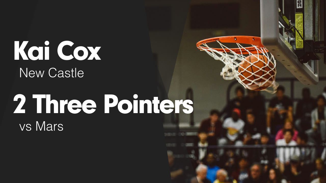 2 Three Pointers vs Mars - Kai Cox highlights - Hudl