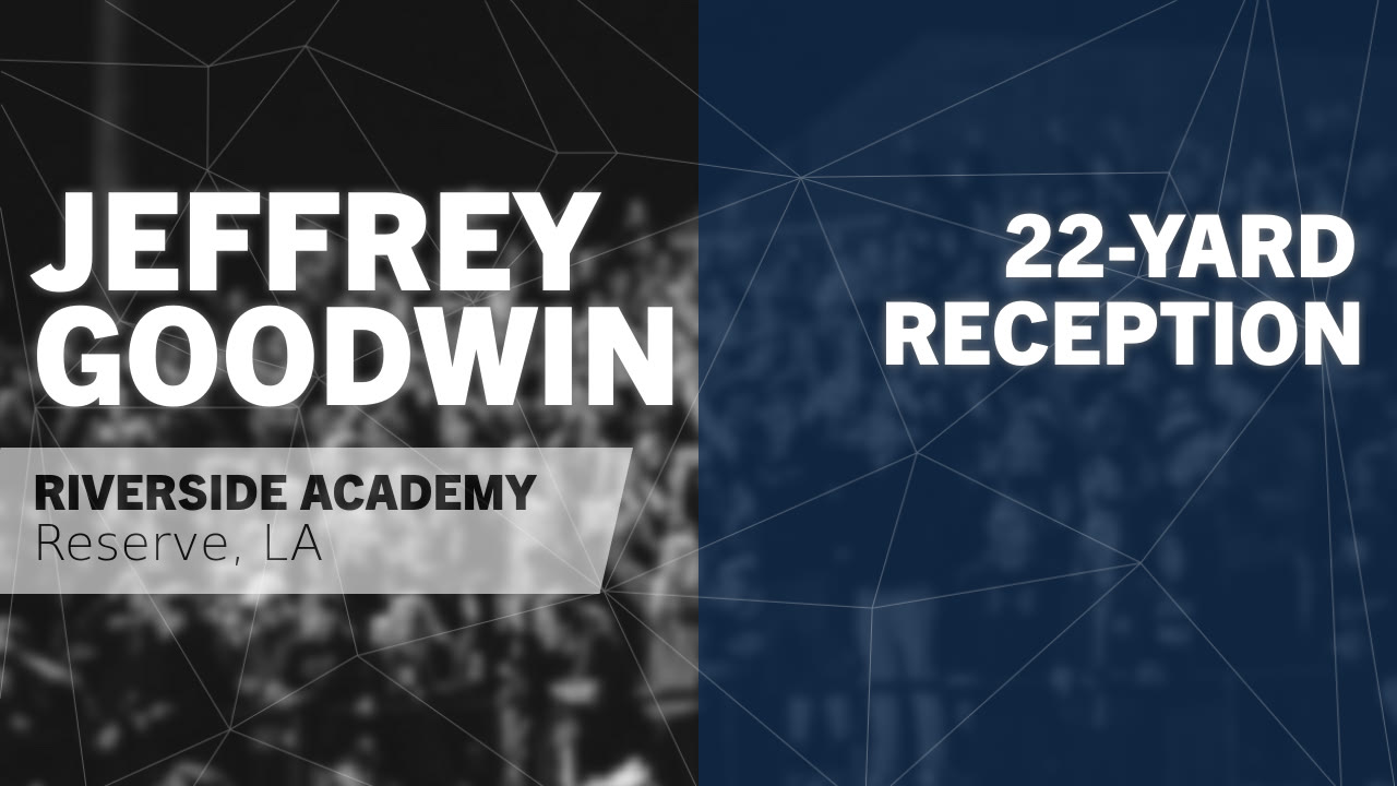 22-yard Reception vs Fisher - Jeffrey Goodwin highlights - Hudl