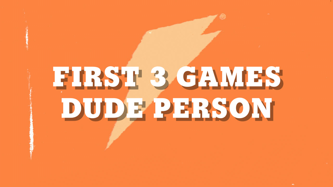 First 3 Games - Dude Person highlights - Hudl
