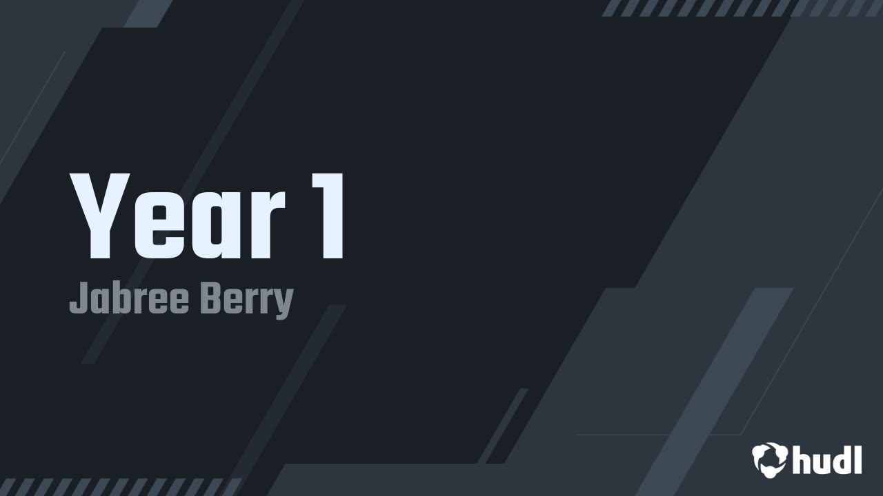 Year 1 - Jabree Berry highlights - Hudl